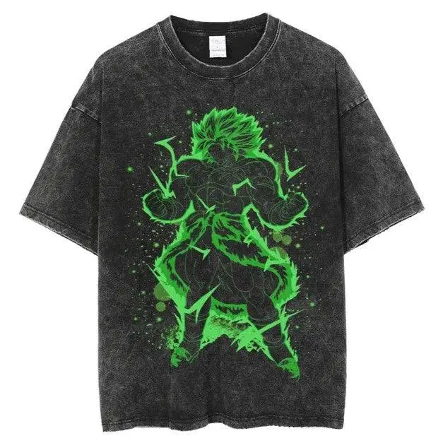 Dragon Ball Z Vintage Washed Cotton T-Shirts Series KI (16 Dragon Ball Z Vintage Washed Cotton T-Shirts Series KI (16
